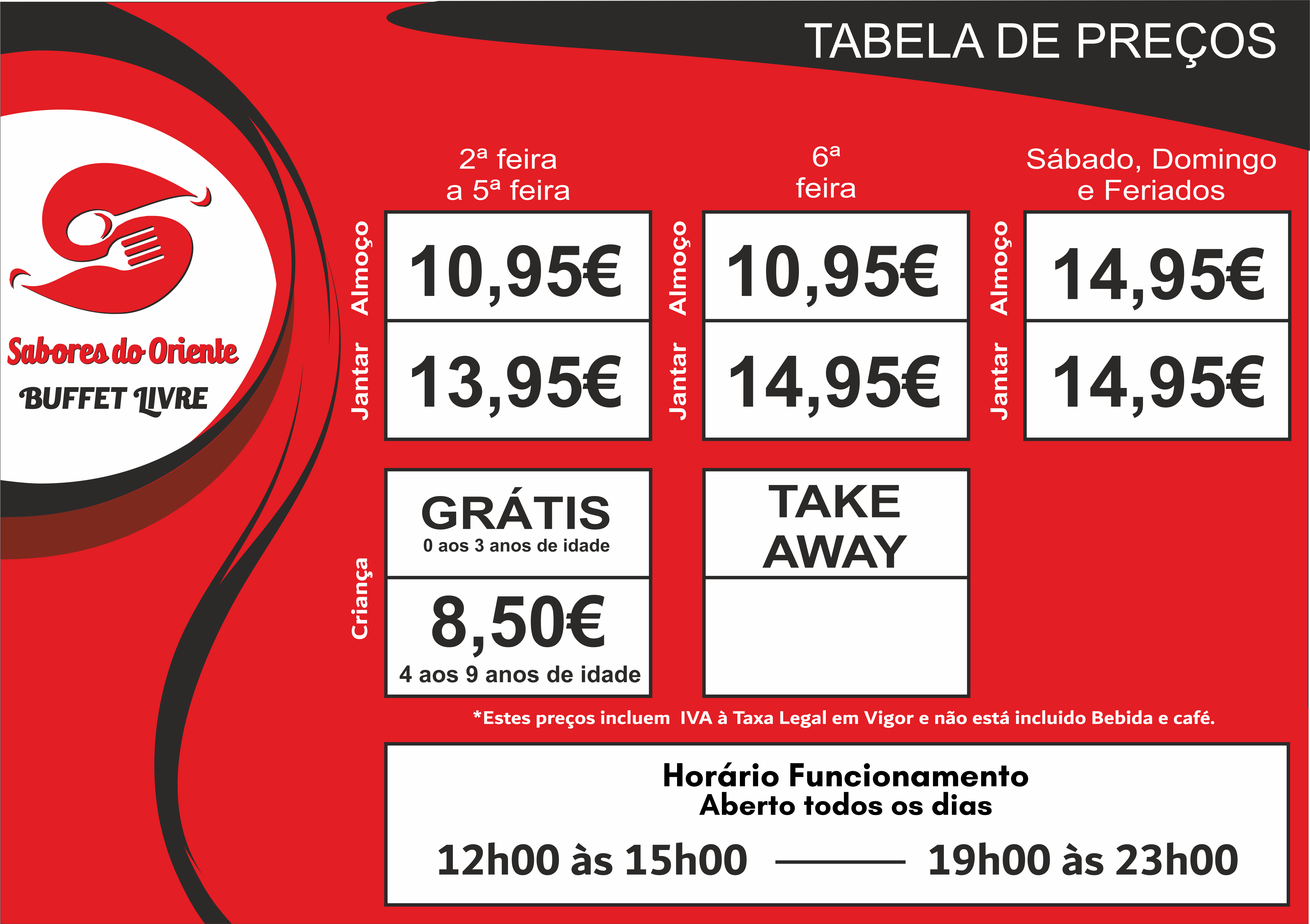 Sabores do Oriente - Buffet Livre